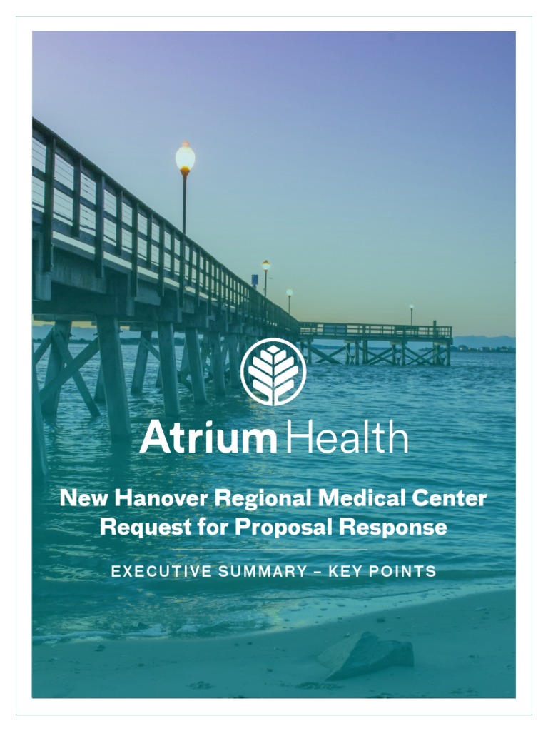 Atrium Executive Summary - NHRMC RFP | PDF | Health Care | Government Health Care