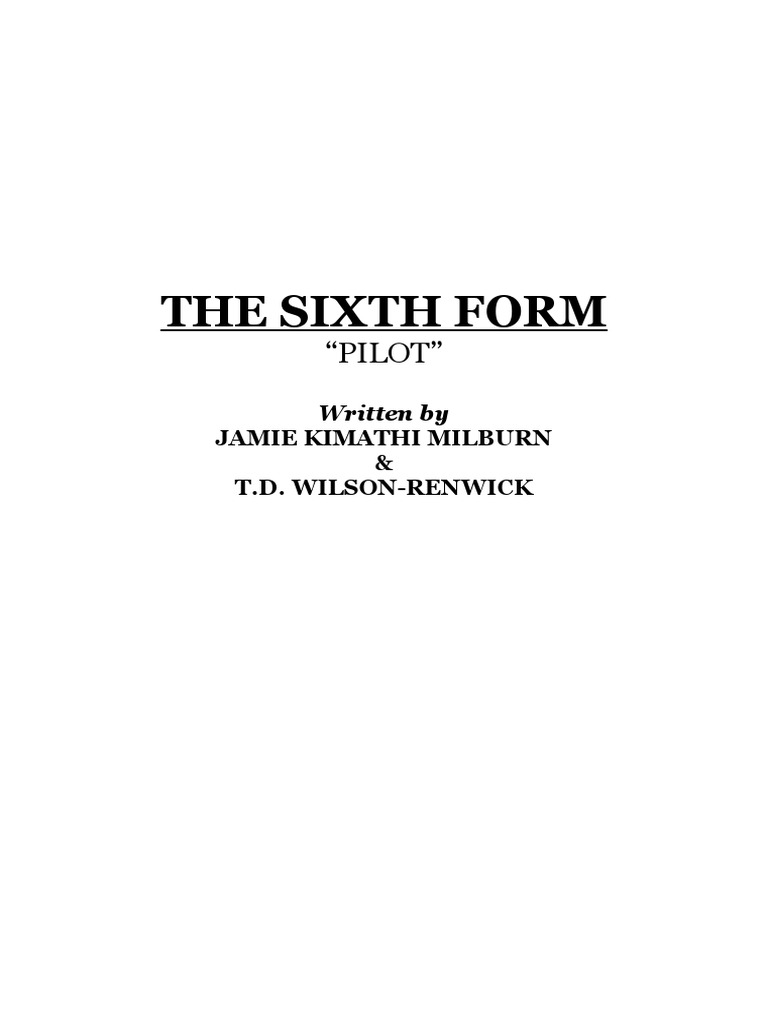 The Sixth Form | PDF