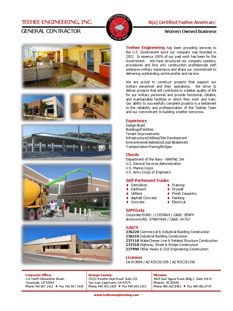 Teehee Brochure | PDF | Economic Sectors | Engineering