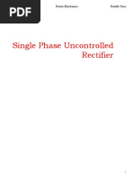 Three-Phase Controlled Rectifiers Overview | PDF | Rectifier | Phase ...