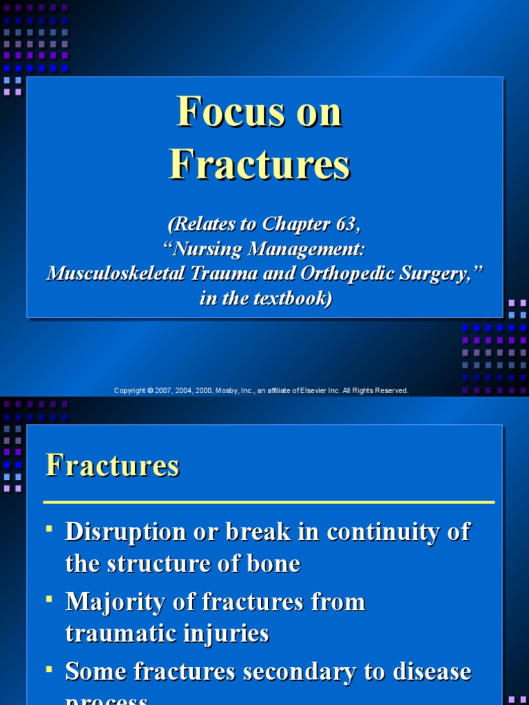 CH 63 Fractures | PDF | Bone | Medical Specialties