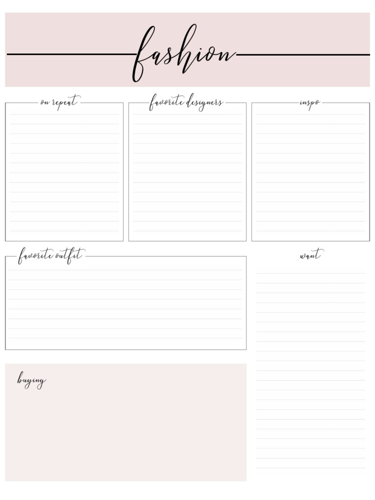 Fashion Template by LuxBook | PDF