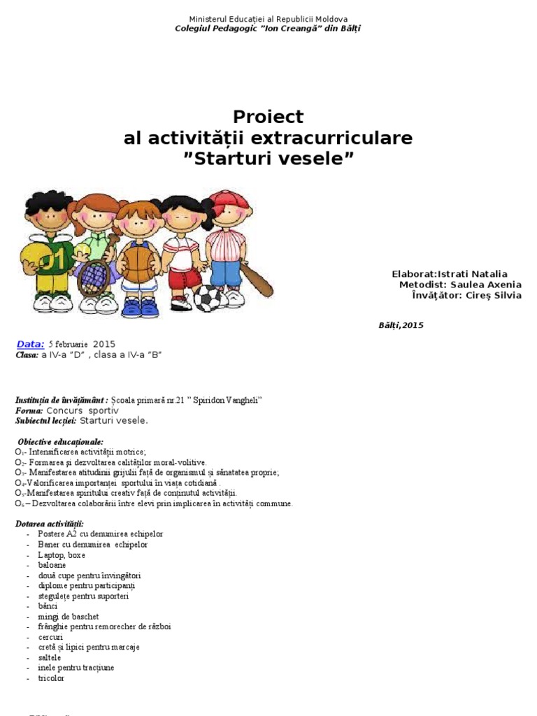 Starturi Vesele | PDF