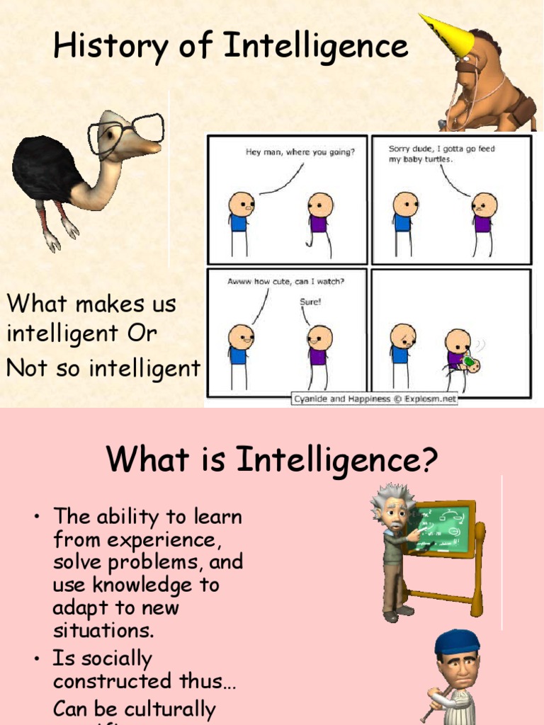 Understanding Intelligence: History & Theories | PDF | Intelligence ...