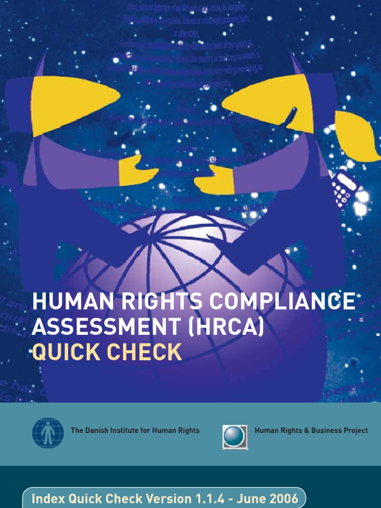 HRCA Quick Check - English | PDF | Discrimination | International ...