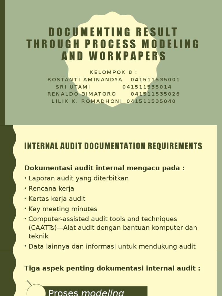 Documenting Result Through Process Modeling and Workpapers | PDF ...