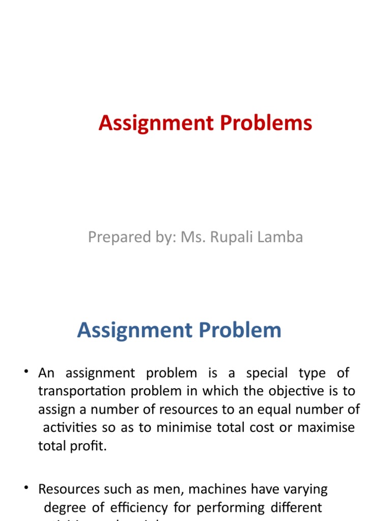 Minimizing Costs with the Hungarian Assignment Method | PDF | Mathematical Concepts | Teaching ...