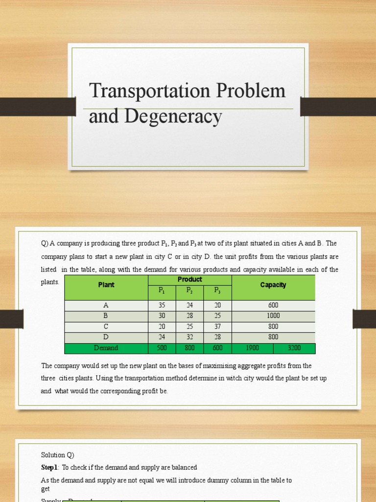 Chapter - Practical Example of Degeneracy and Vam Solution | PDF ...