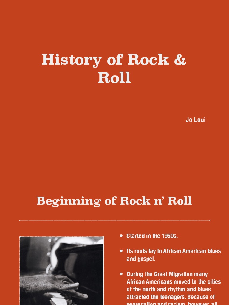 History of Rock N' Roll | PDF | Rock And Roll | Rock Music