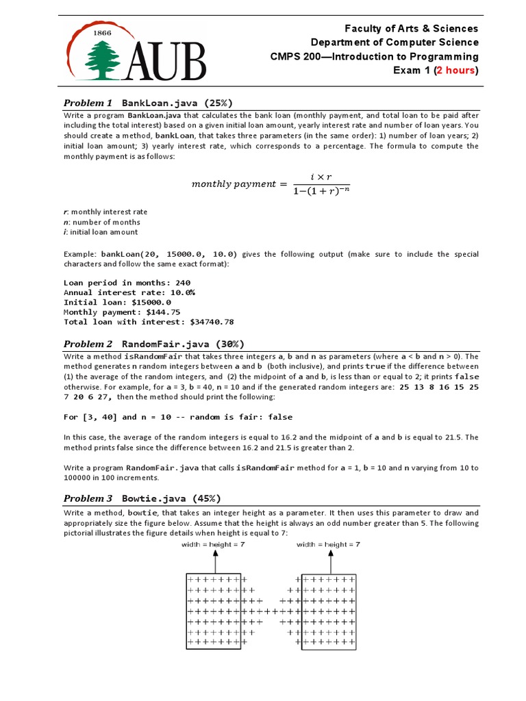 Problem 1: Bankloan - Java (25%) | PDF | Interest | Loans