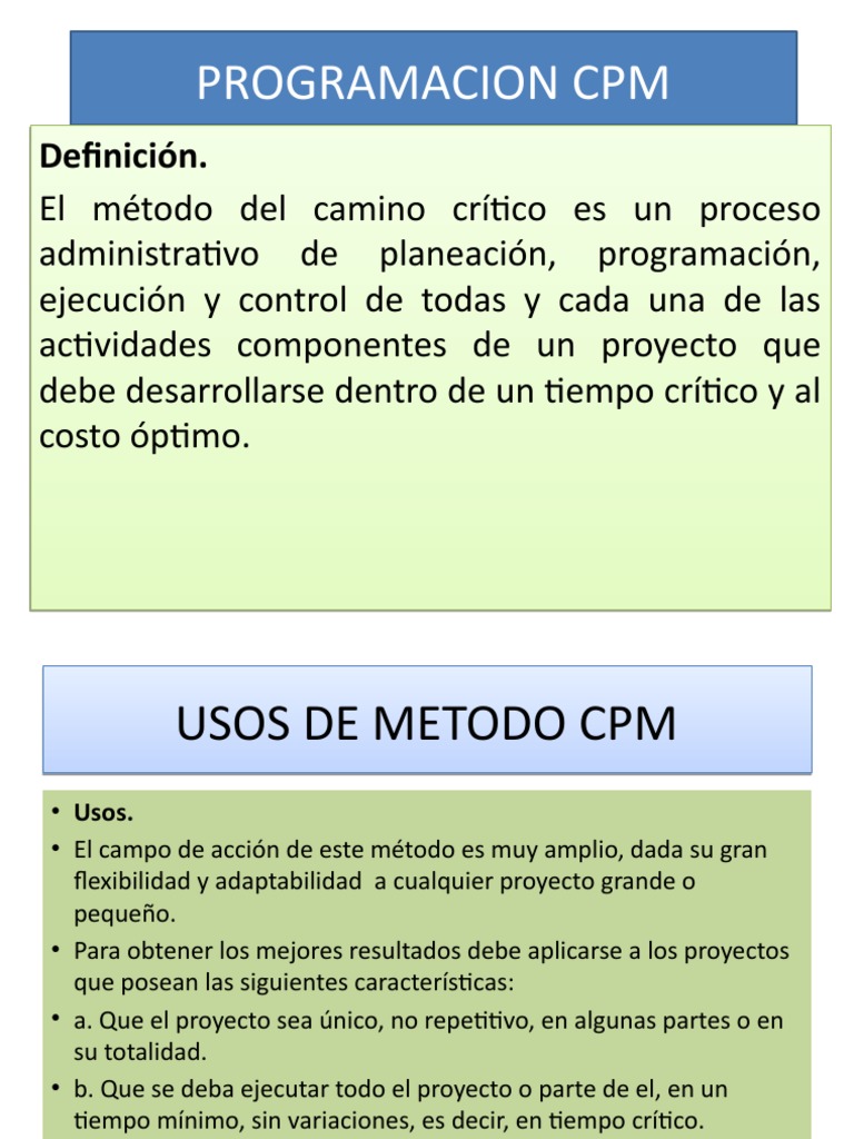 Programacion Cpm Pdf Informática Y Tecnología De La Información 2168