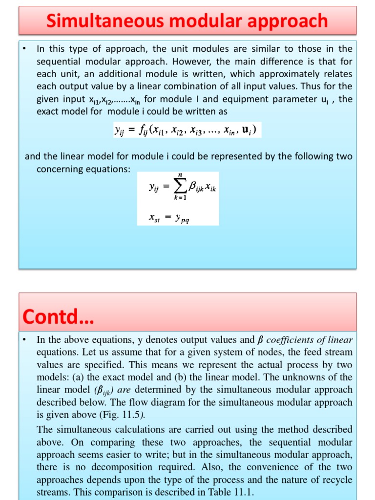 Simultaneous Modular Approach: I1 I2 in I | PDF | Equations | Matrix ...