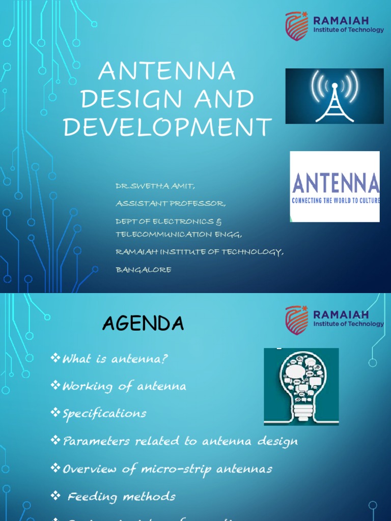 Antenna Design PPT PDF | PDF | Antenna (Radio) | Polarization (Waves)