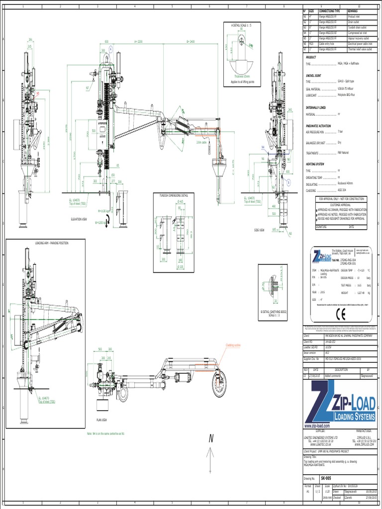 Typical Loading Arm and Metering Skid Assembly G.A Drawing-1 (For Ref ...