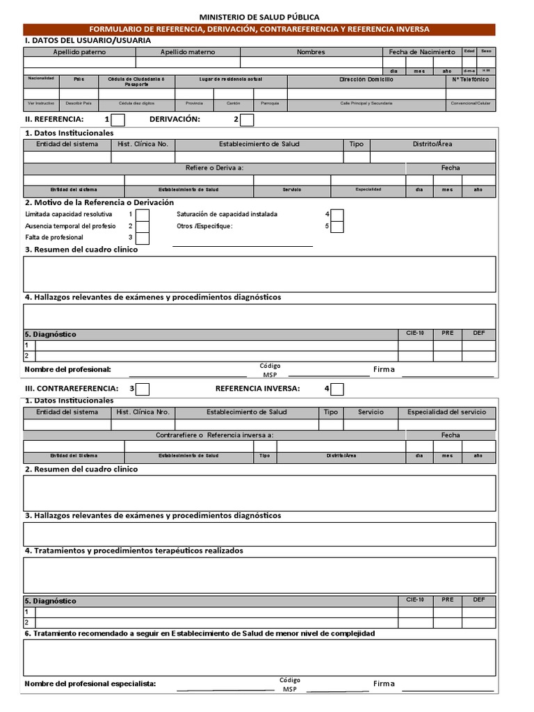 Form 053 | PDF | Bienestar | Medicina