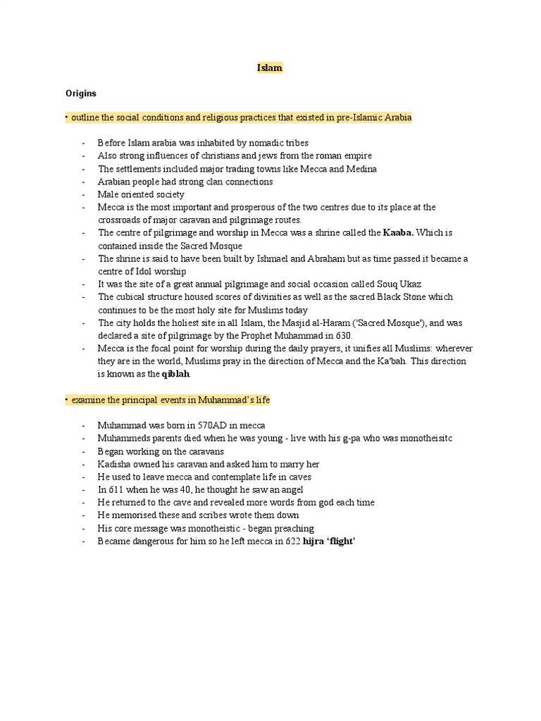 Introduction to Islam's Foundations | PDF | Muhammad | Prophets And ...