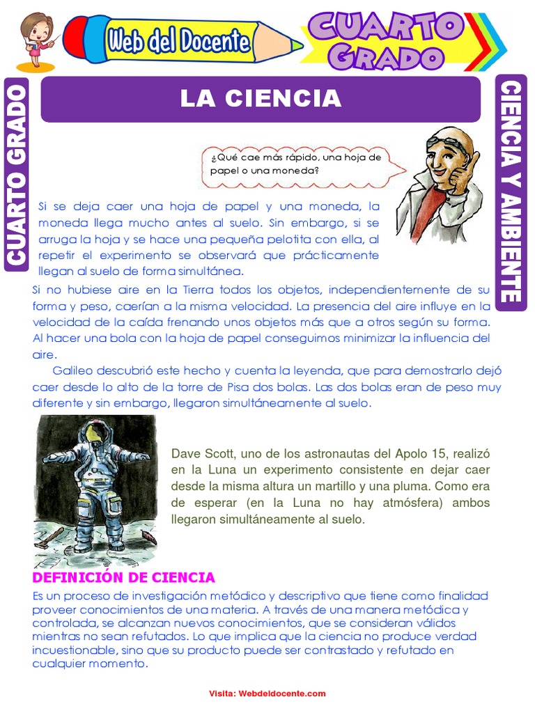 La Ciencia para Cuarto Grado de Primaria | PDF | Huevo como alimento ...