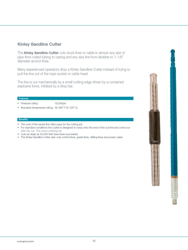 2 - Expro Kinley Sandline Cutter PDF | PDF