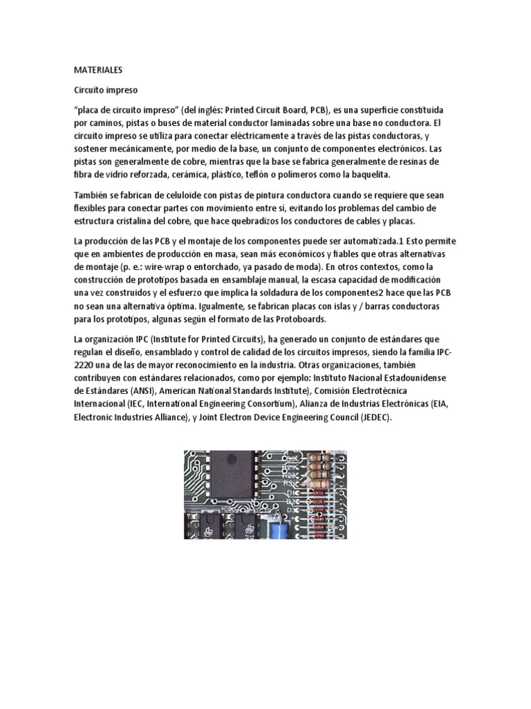 Componentes Electrónicos Esenciales: PCB, LED, Resistencia, Arduino y ...