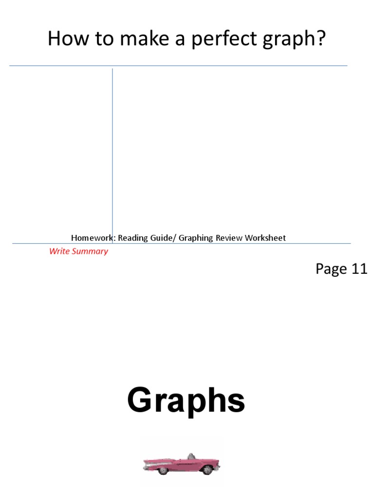How To Make A Perfect Graph?: Homework: Reading Guide/ Graphing Review ...