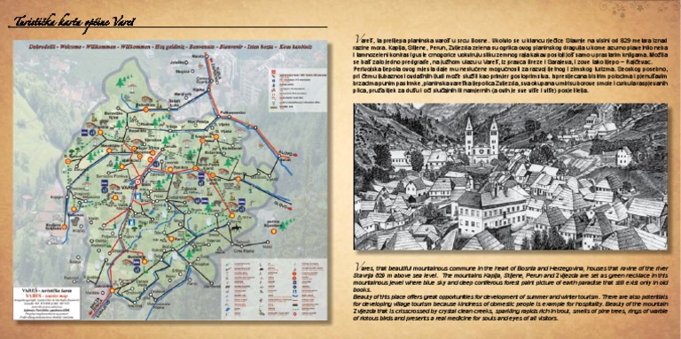 Bosnian Medieval Heritage - Vares Map | PDF