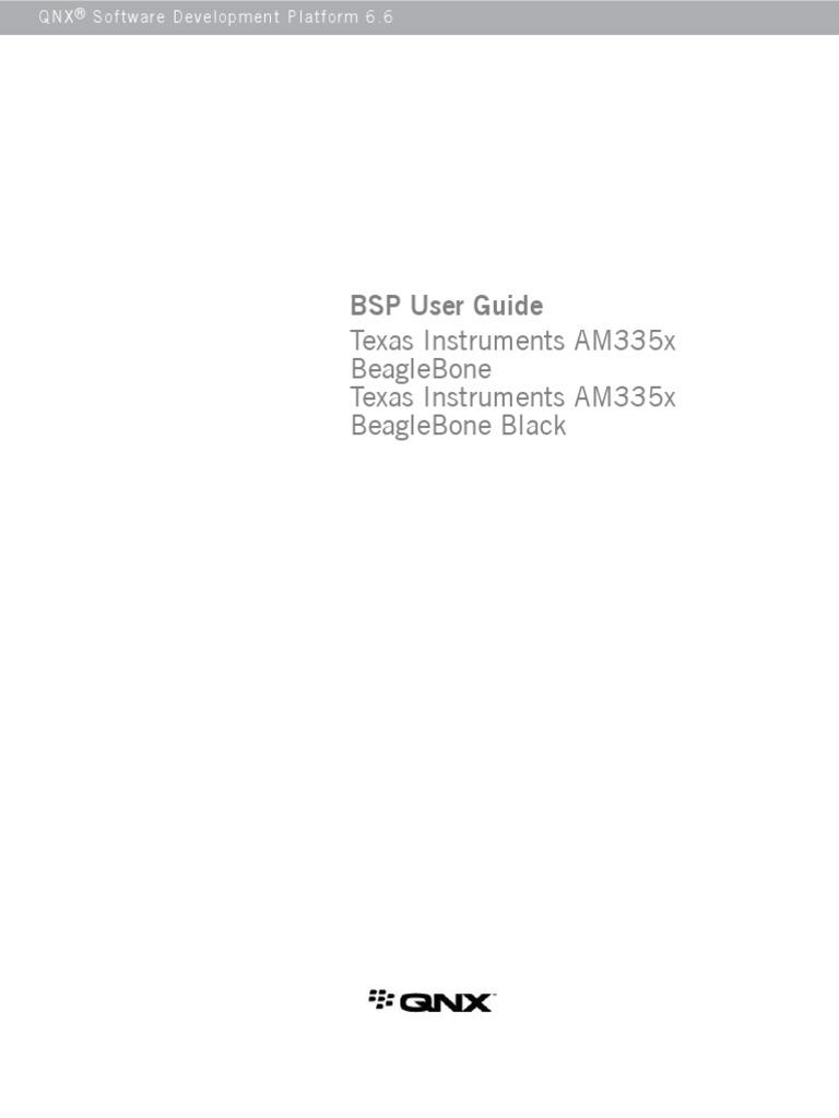 BSP User Guide: Texas Instruments Am335X Beaglebone Texas Instruments ...