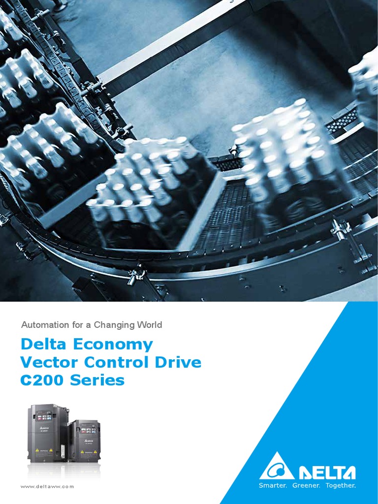 Delta C200 Series Vector Control Drive | PDF | Electric Motor | Hertz