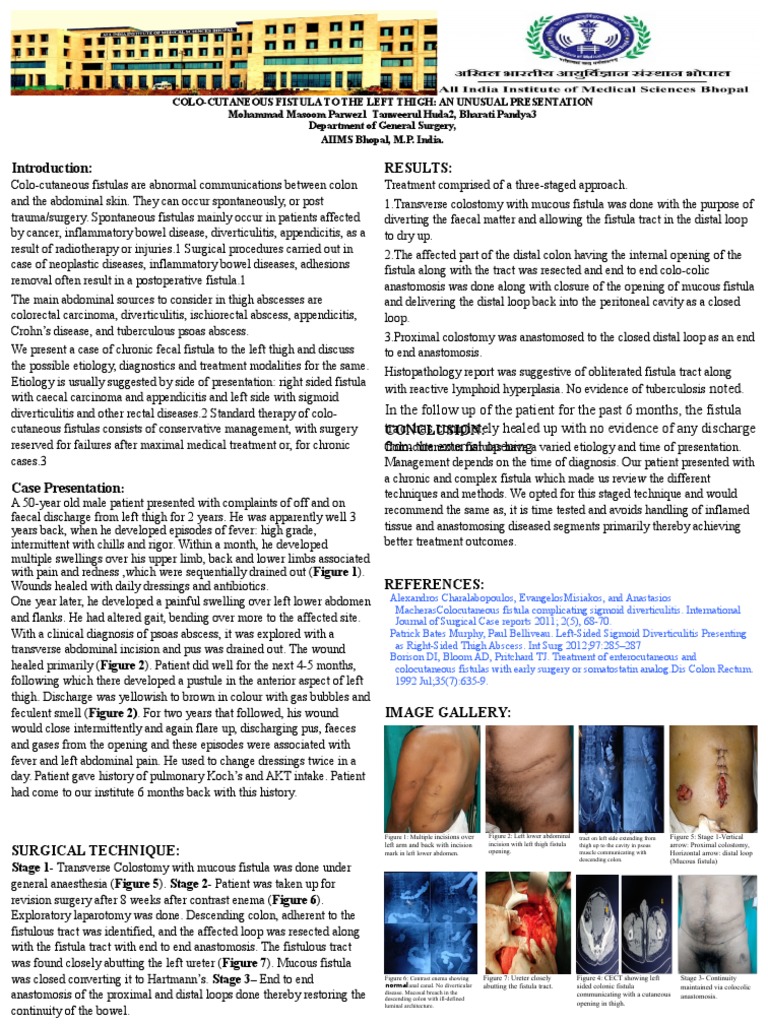 Colocutaneous Poster - New PDF | PDF | Digestive Diseases | Health Sciences