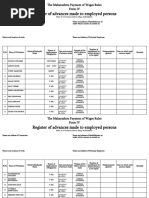 Contract Labour FORM VI-B | PDF | Government | Labor