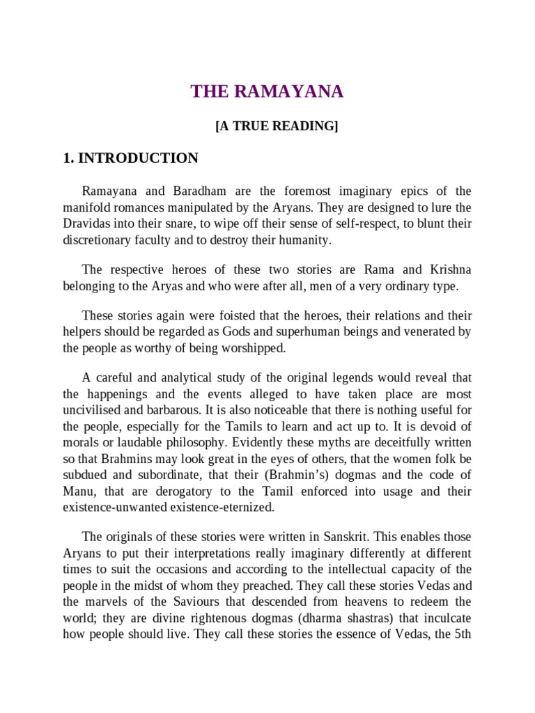 Ramayana - A True Reading | Sita | Ramayana