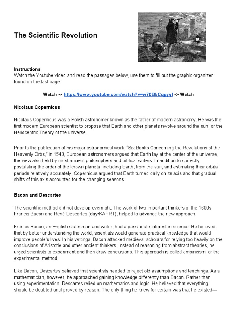 The Scientific Revolution | PDF | Galileo Galilei | Scientific Revolution