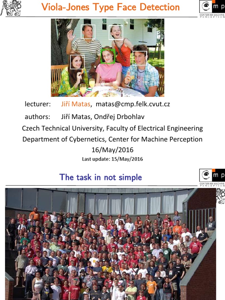 2016 05 Viola Jones PDF | PDF | Futurology | Areas Of Computer Science