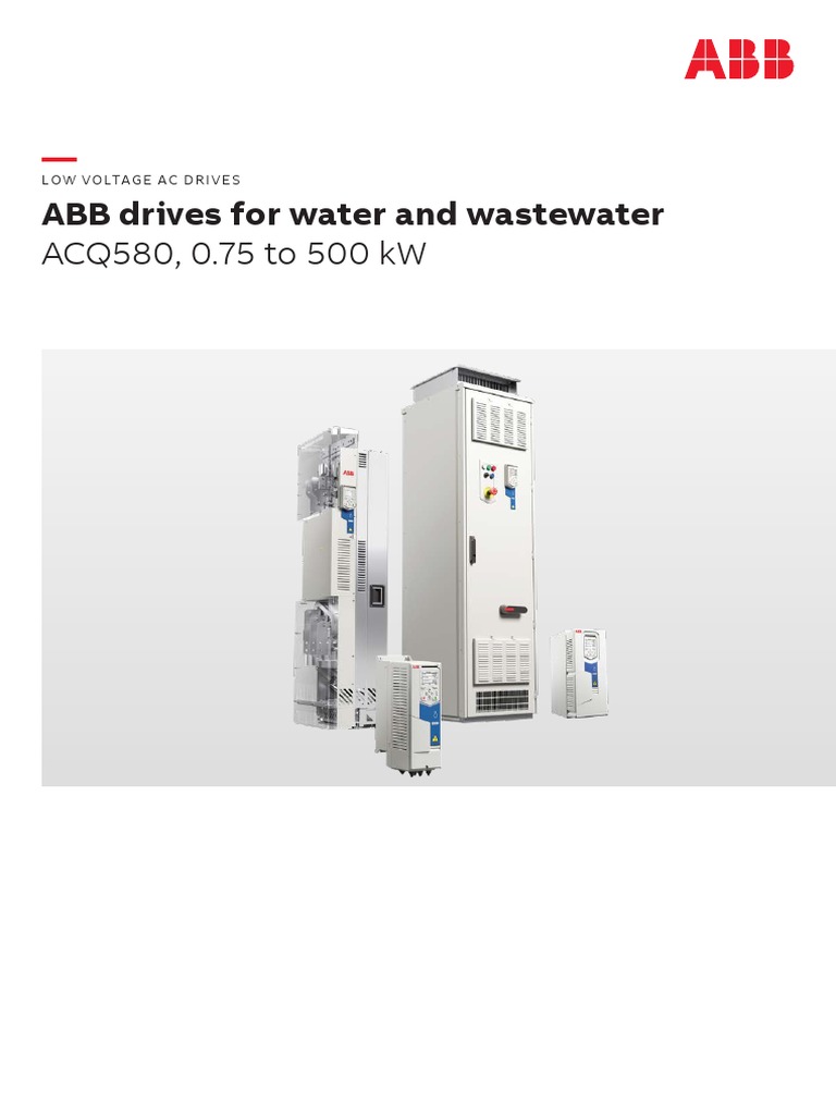 ABB Drives For Water and Wastewater: ACQ580, 0.75 To 500 KW | PDF ...