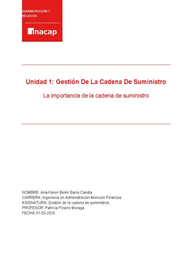 Tarea1 U1 AnaKaren Barra | PDF | Inventario | Economias