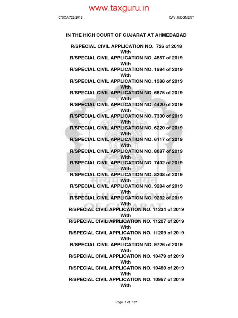 Mohit Minerals Pvt. Ltd. Vs Union of India Gujarat High Court PDF | PDF ...