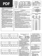 D&D 5e Combat Cheat Sheet | PDF | Dice | Tabletop Games