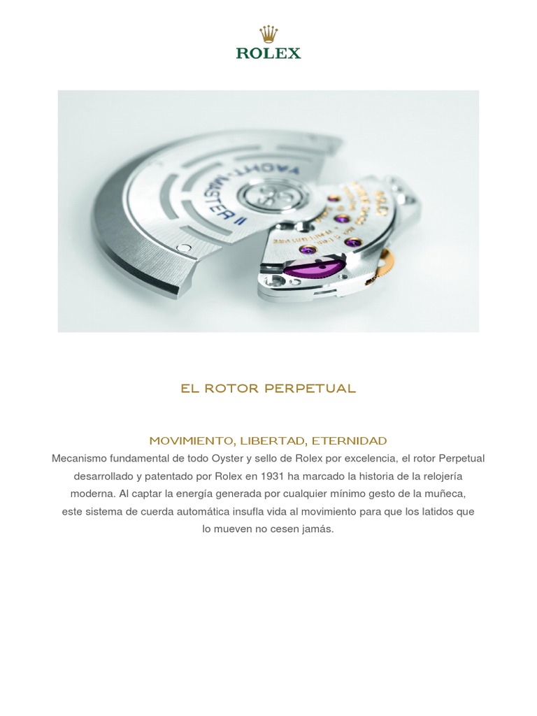 05 Rolex Perpetual Rotor Spanish 2018 | PDF | Reloj | Moda