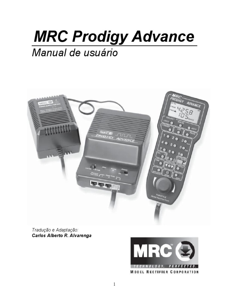 Manual Do DCC MRC Prodigy Advance em Português | PDF | Locomotivas ...