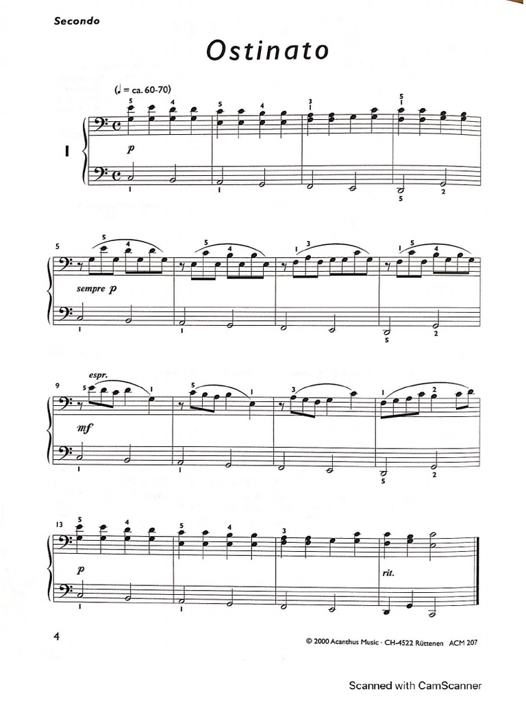 Piano For Two Vol. 1 Daniel Hellbach | PDF