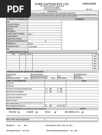Garment Quality Control Checklist | PDF | Specification (Technical ...