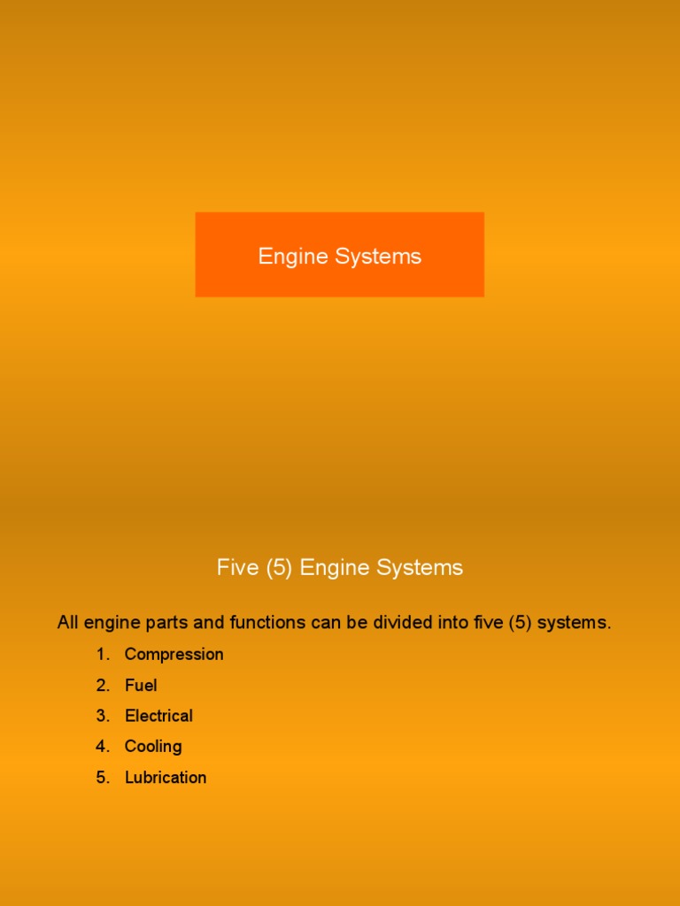 SmallEngineSystems GenralIntro | PDF | Ignition System | Carburetor