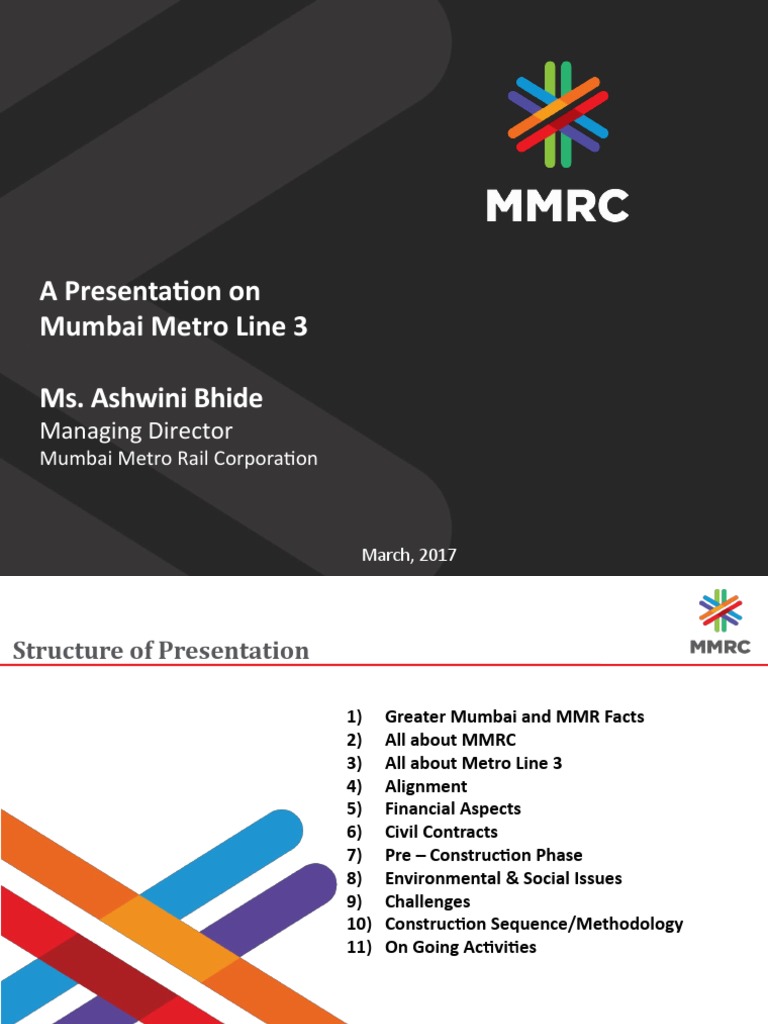 Mumbai Metro Project Details | PDF | Tunnel | Mumbai