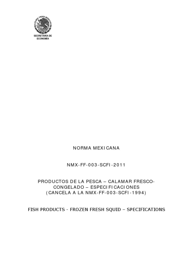 NMX FF 003 Scfi 2011 | PDF | Agua | Agua potable