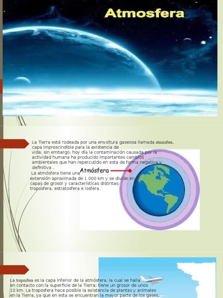 Estructura y función de la atmósfera terrestre | PDF