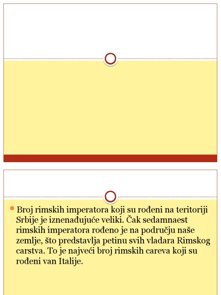 RIMSKI CAREVI ROĐENI NA TERITORIJI SRBIJE | PDF