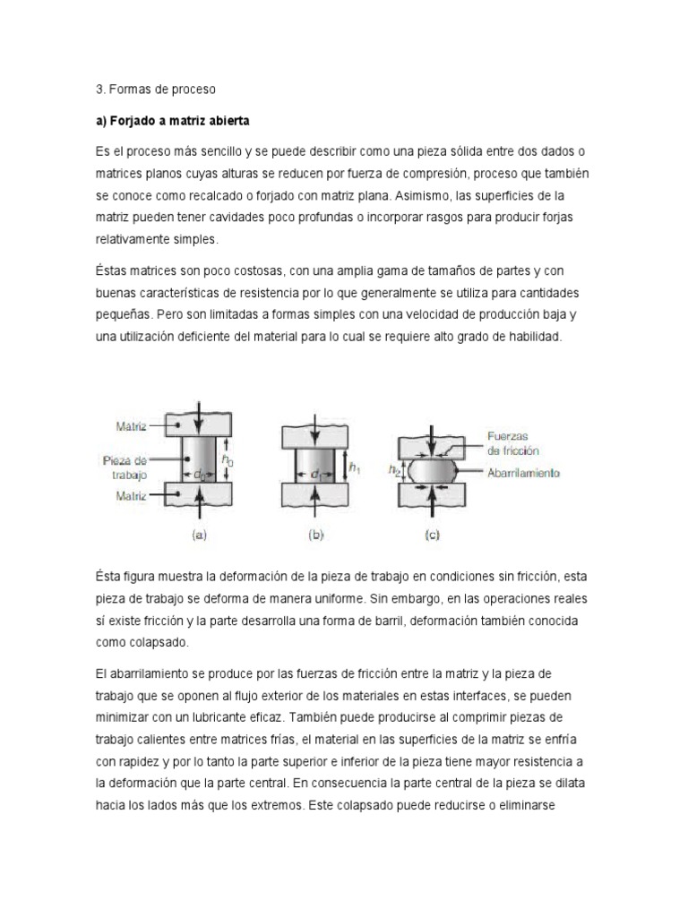 Forjado | PDF | Forjar | Procesos industriales