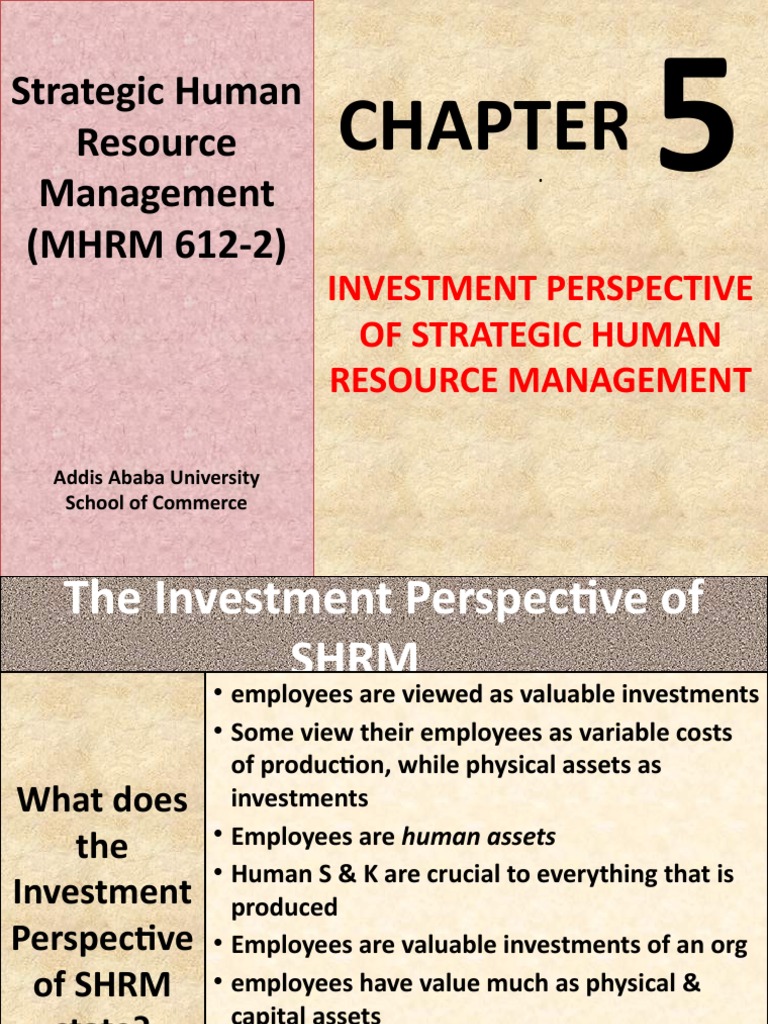 Strategic Human Resource Management (MHRM 612-2) Strategic Human ...
