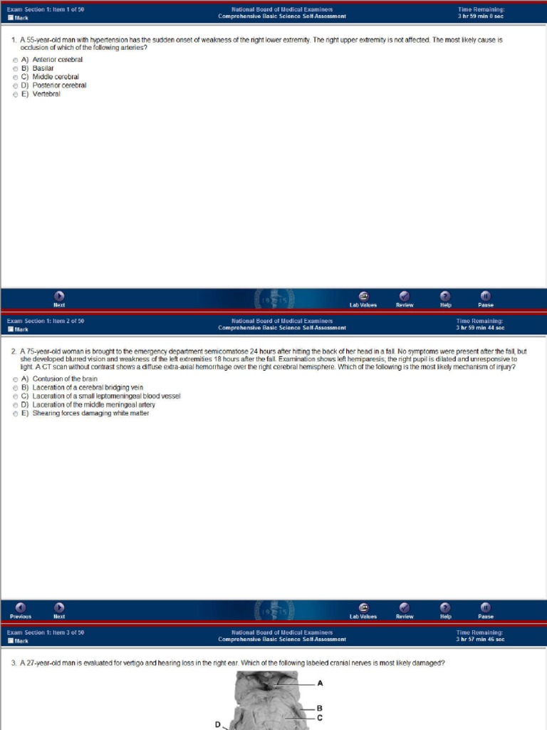 NBME 5 - Block 1 | PDF | Science & Mathematics