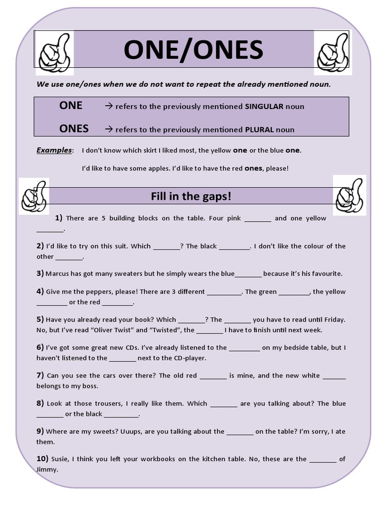 One Ones | PDF | Syntax | Syntactic Relationships