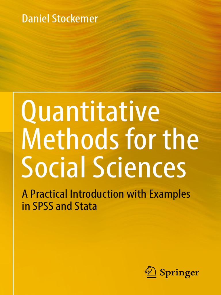 Quantitative Methods For The Social Sciences PDF | PDF | Linear Regression | Survey Methodology